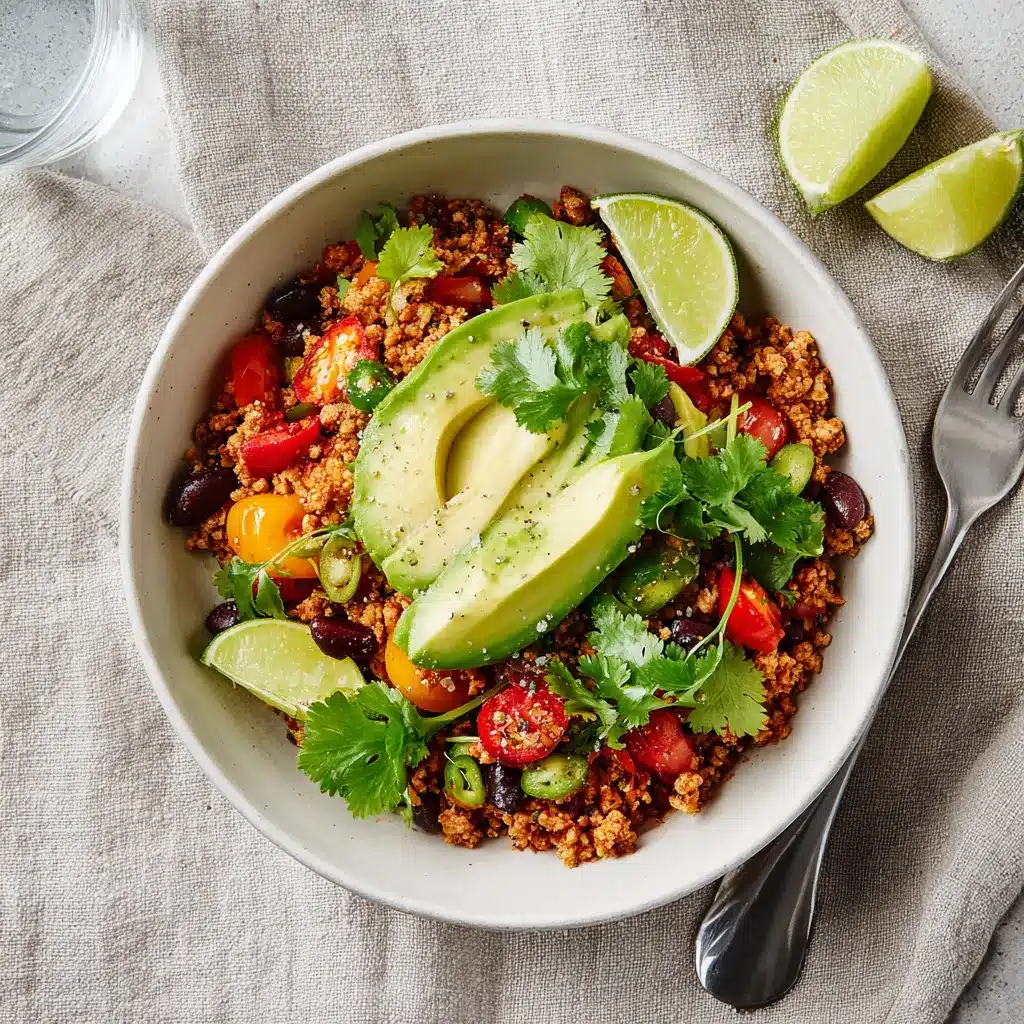 High Protein Taco Bowl – Ready in 20 Min with 40g Protein