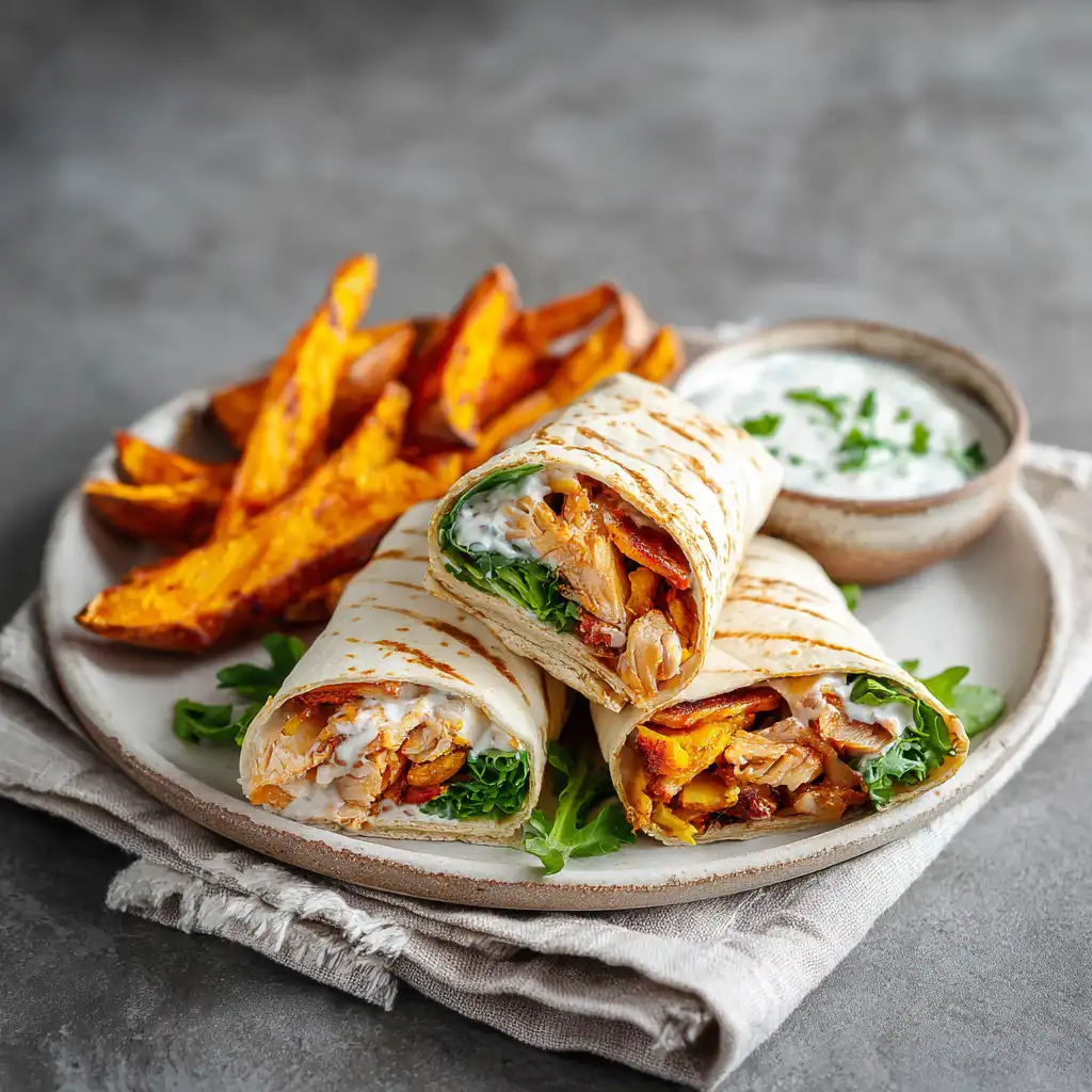 Hot Honey Chicken Wraps – Better Than Takeout | 5-Star High Protein Lunch